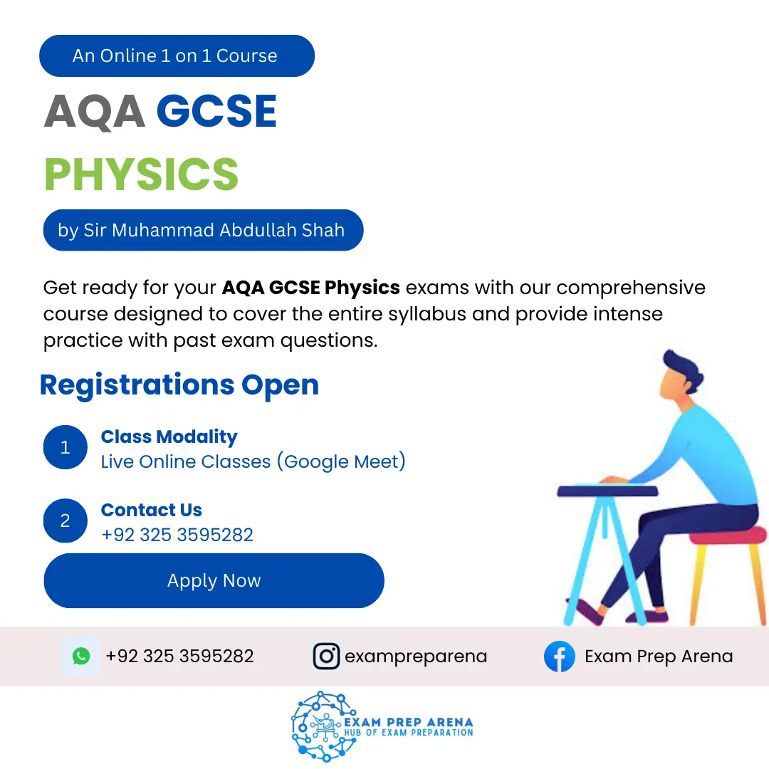 Online AQA GCSE Physics Course - Exam prep arena