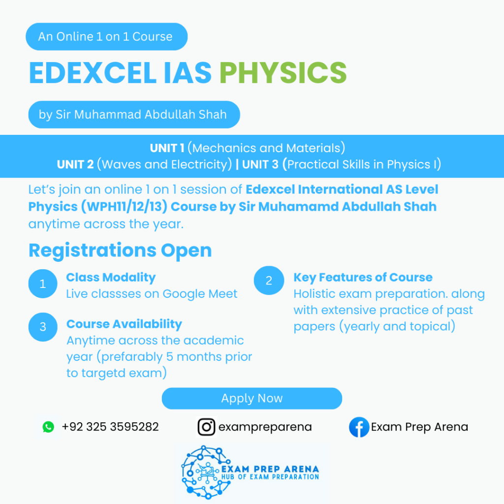 Edexcel International AS Physics - Exam prep arena
